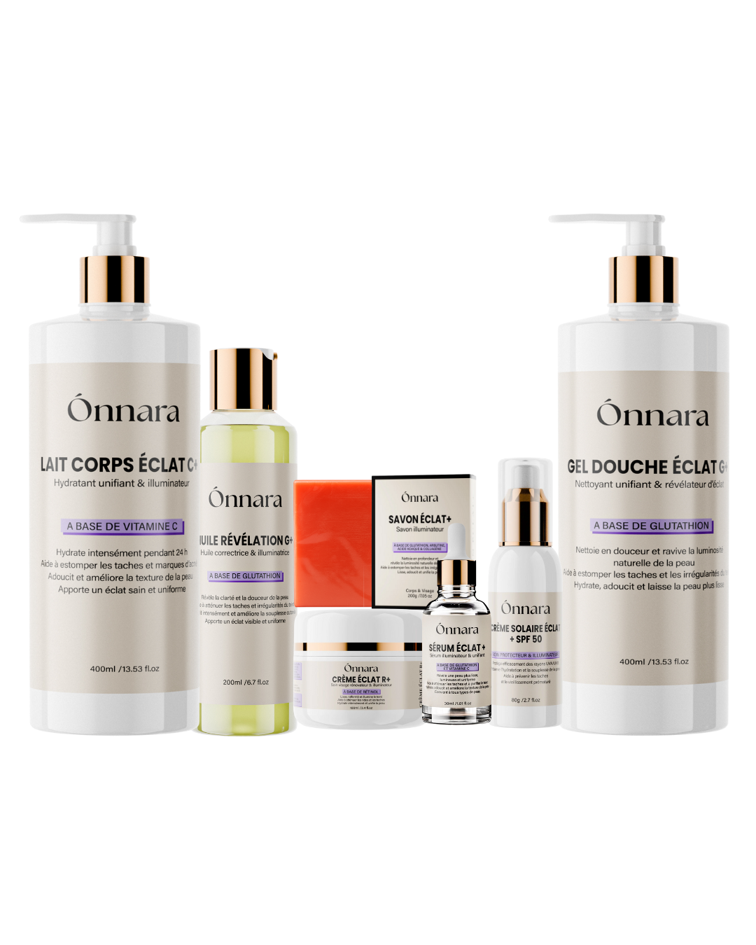 Routine Corps Clarifiante ONNARA – Teint Uniforme, Hydratation & Glow